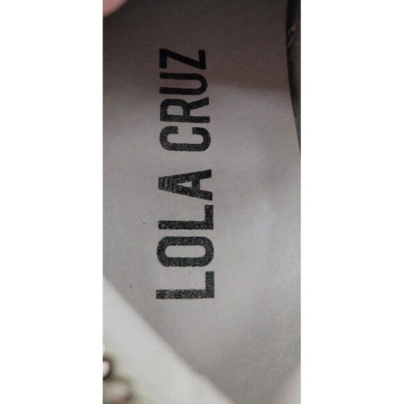 LOLA CRUZ | Shoes | Anthropologie Lola Cruz Womens Eyes Leather Sneakers | Poshmark